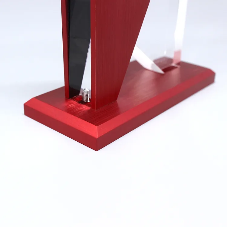 Custom Blank Trophies Acrylic Trophy with Aluminium Base