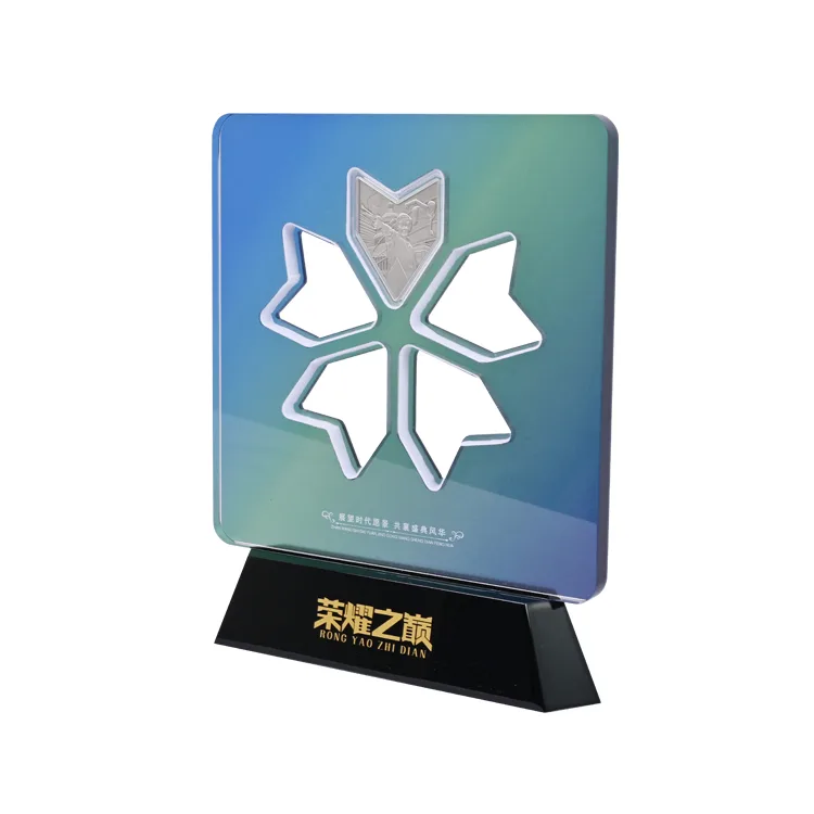 Custom Acrylic Trophy Honor Award Commemorative Medal