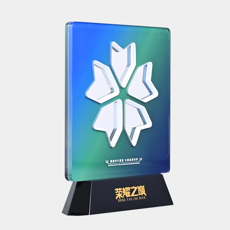 Custom Acrylic Trophy Honor Award Commemorative Medal