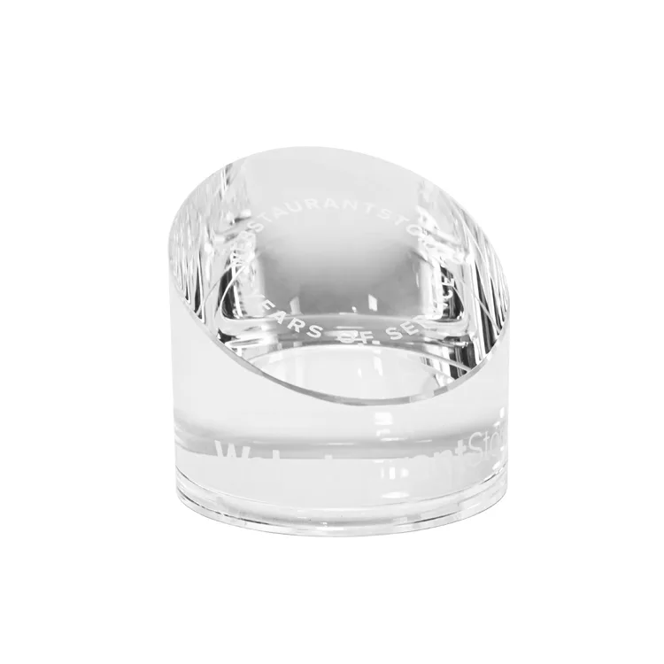 Creative Stainless Steel Base Stacking Trophy with Crystal