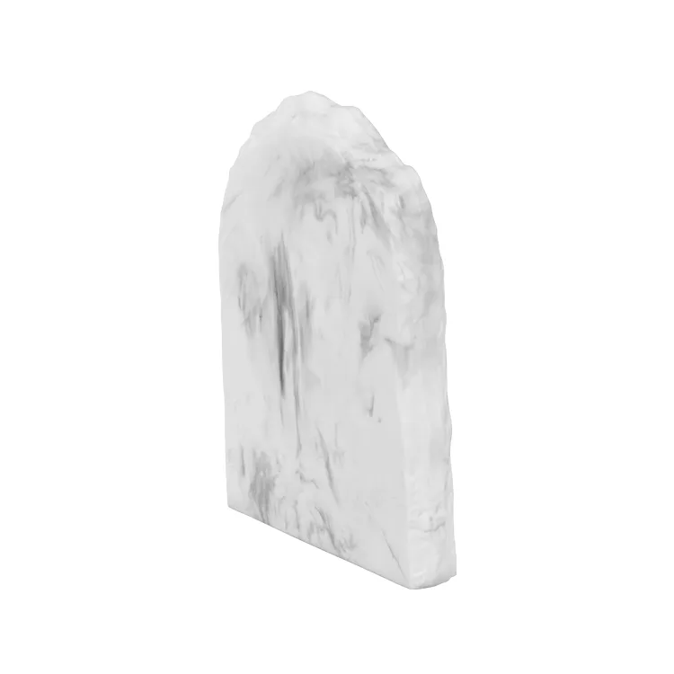 Custom Vertical Mountain Shape Resin Trophy 5"x7"