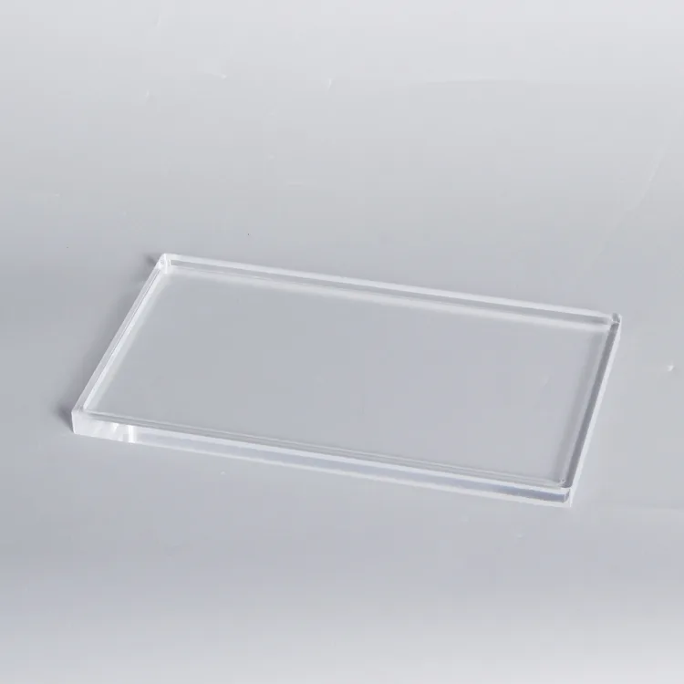 Custom Simple Transparent Acrylic Service Tray