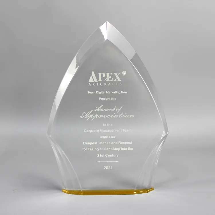 Wholesale Custom Unique Acrylic Trophy Manufacturer