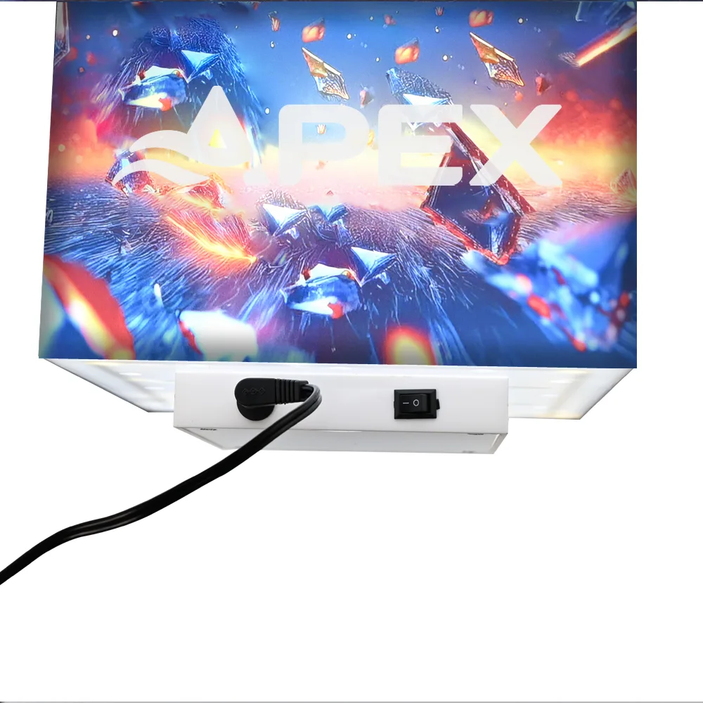 Full Screen Colorful Printing Square Acrylic Advertising Light Box