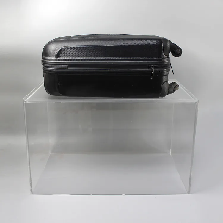 Minimalism Acrylic Luggage Cases Display Stand Series