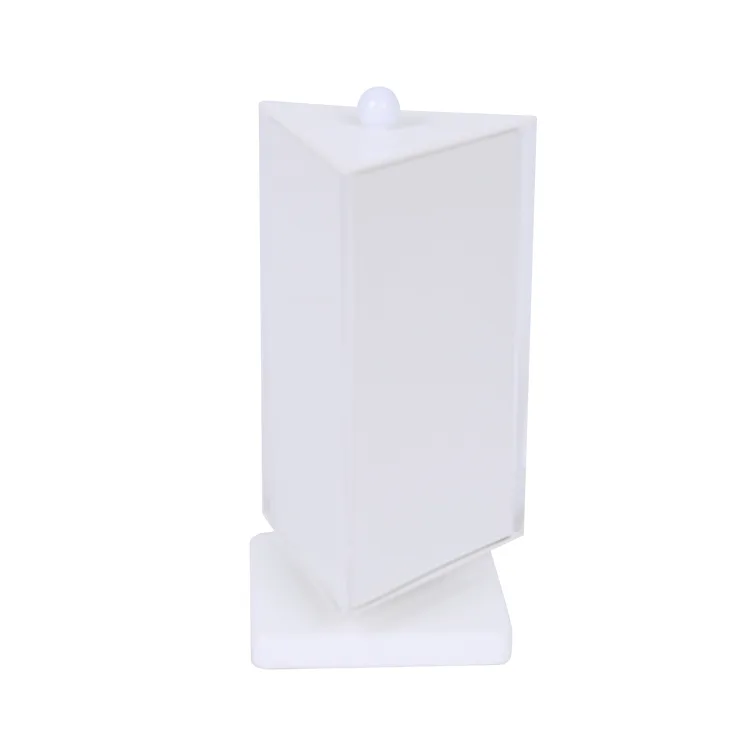 Rotating Acrylic 3 Sided Advertising Sign Holder