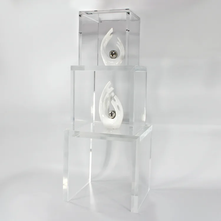 3 Pack Free Combination Clear Acrylic Cabinet Shelf