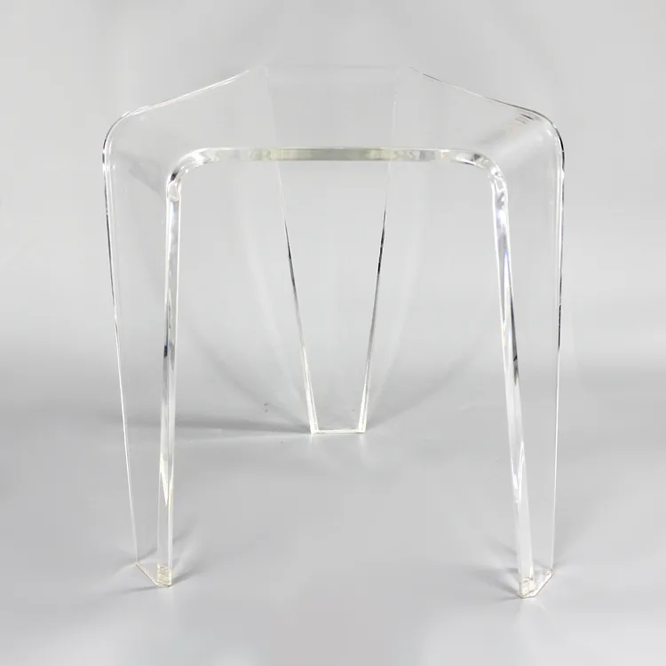 Minimalism Furniture Clear Acrylic Three-legged Stool