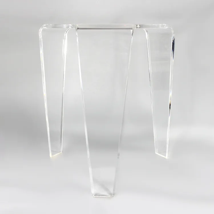 Minimalism Furniture Clear Acrylic Three-legged Stool