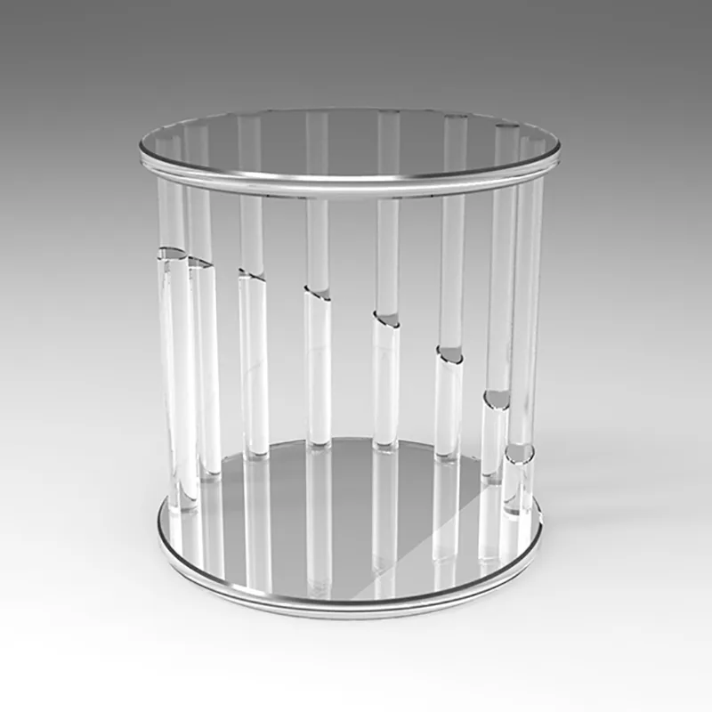 Creative Multifunction Side Table Stool Acrylic Furniture