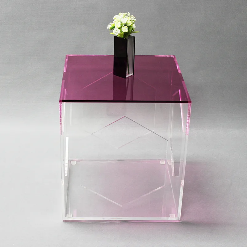 Creative Furniture Clear Acrylic Square Tea Table