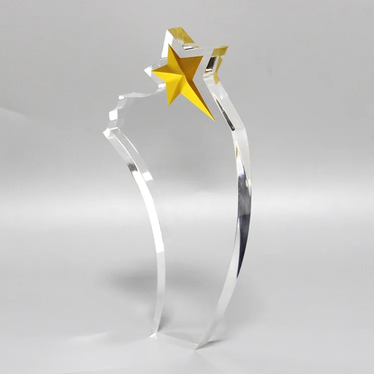Wholesale Custom Unique Acrylic Crystal Star & Column Award