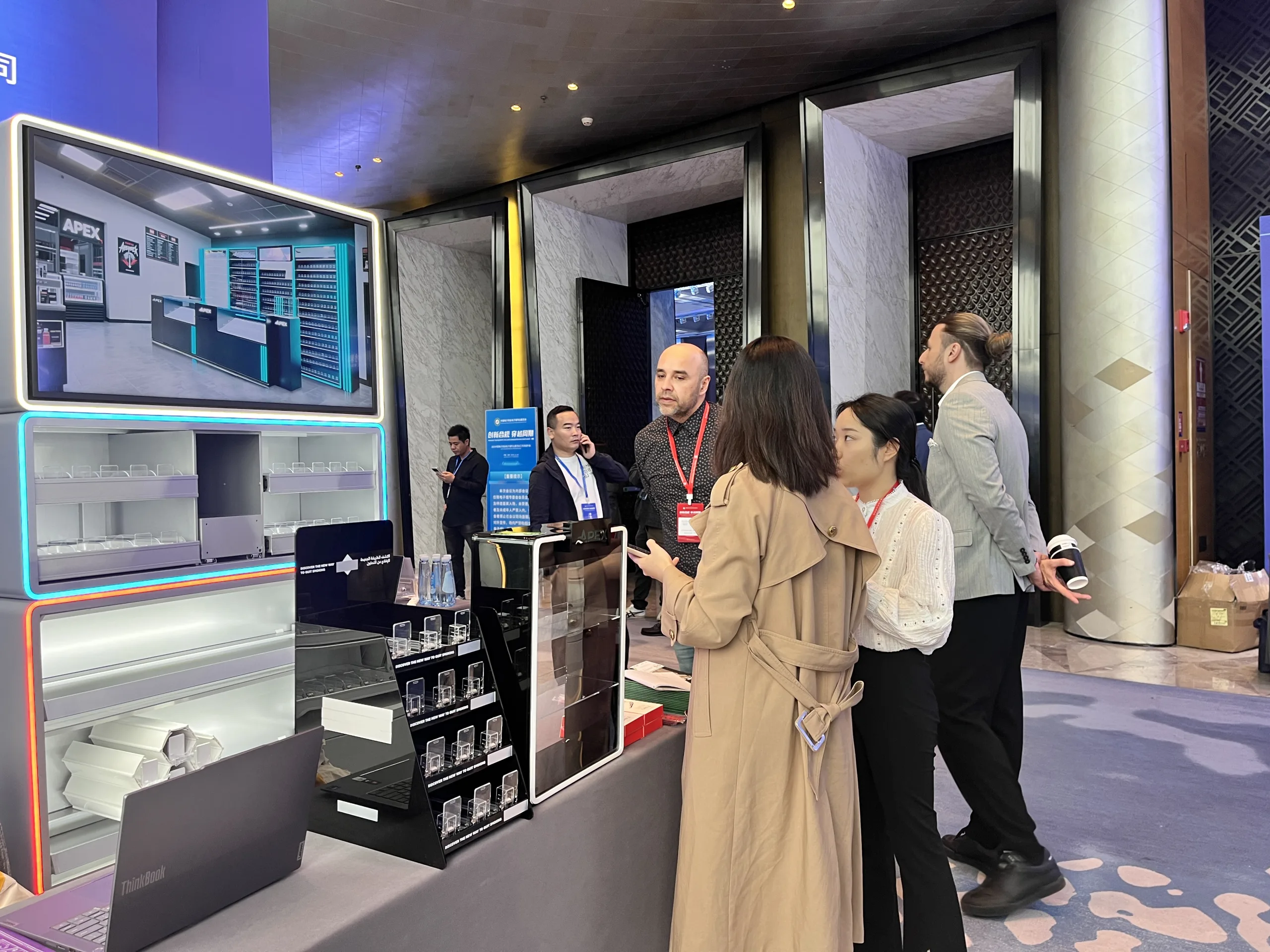 APEX Presents Professional Vape Display Solutions at the 2025 China E ...