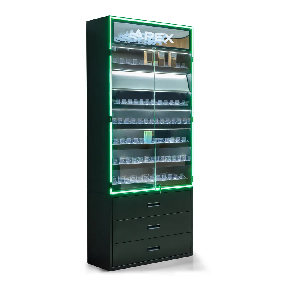 Custom Retail Display Racks with LED Lighting