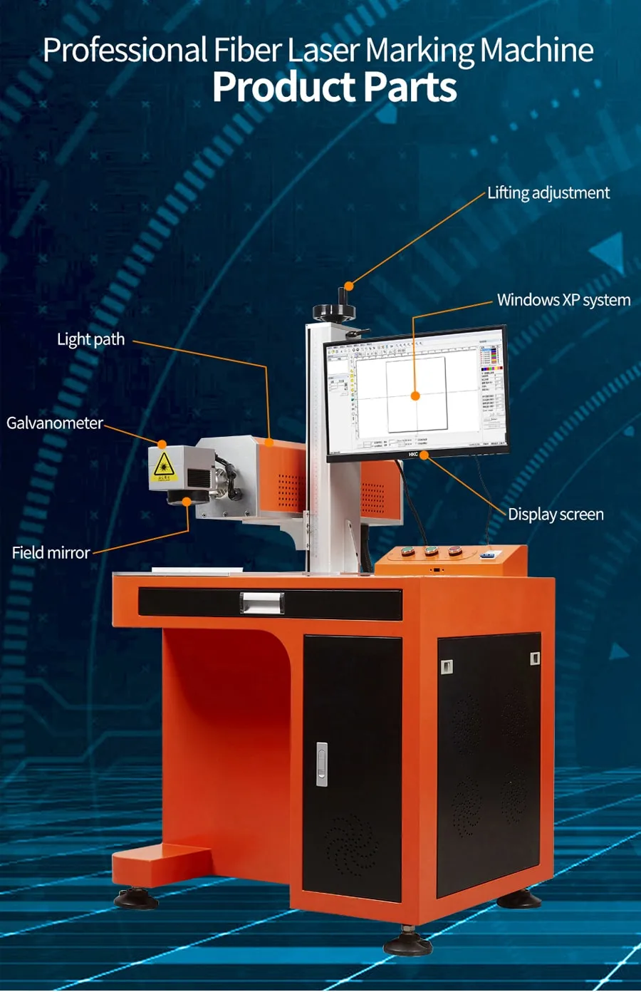 Cabinet Laser Marking Machine | Desktop Laser Marking Machine - BTMJET
