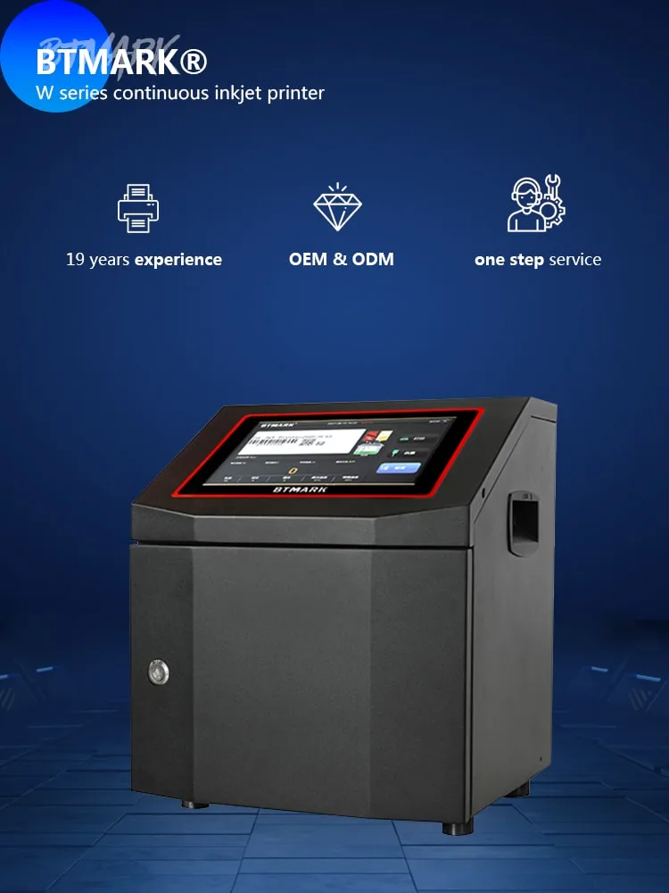 W7 Series Small Character Continuous Inkjet Printer - BTMARK