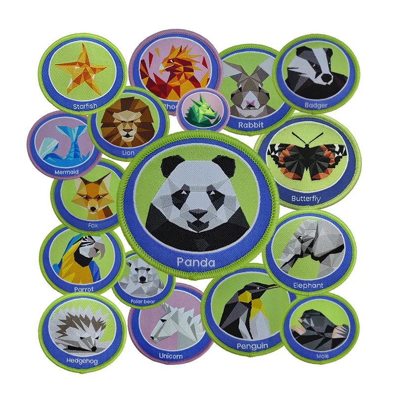 Animals & Cartoons Badges tag customize clothing accessories iron on ...