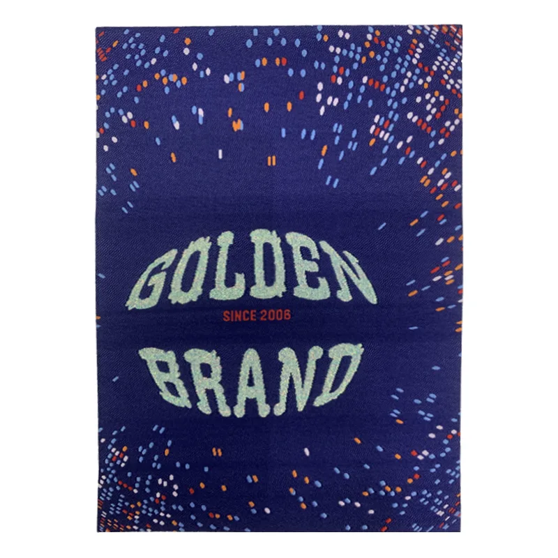 Decorative label woven label woven badges high density woven label ...