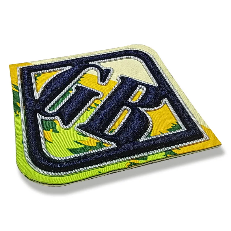 Sustainability TPU High Frequency Heat Transfer Woven Embroidery ...