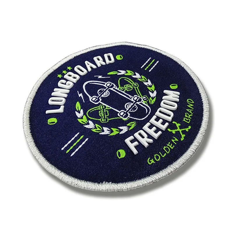 LONGBOARD TPU High Frequency Heat Transfer Woven Embroidery Composite ...