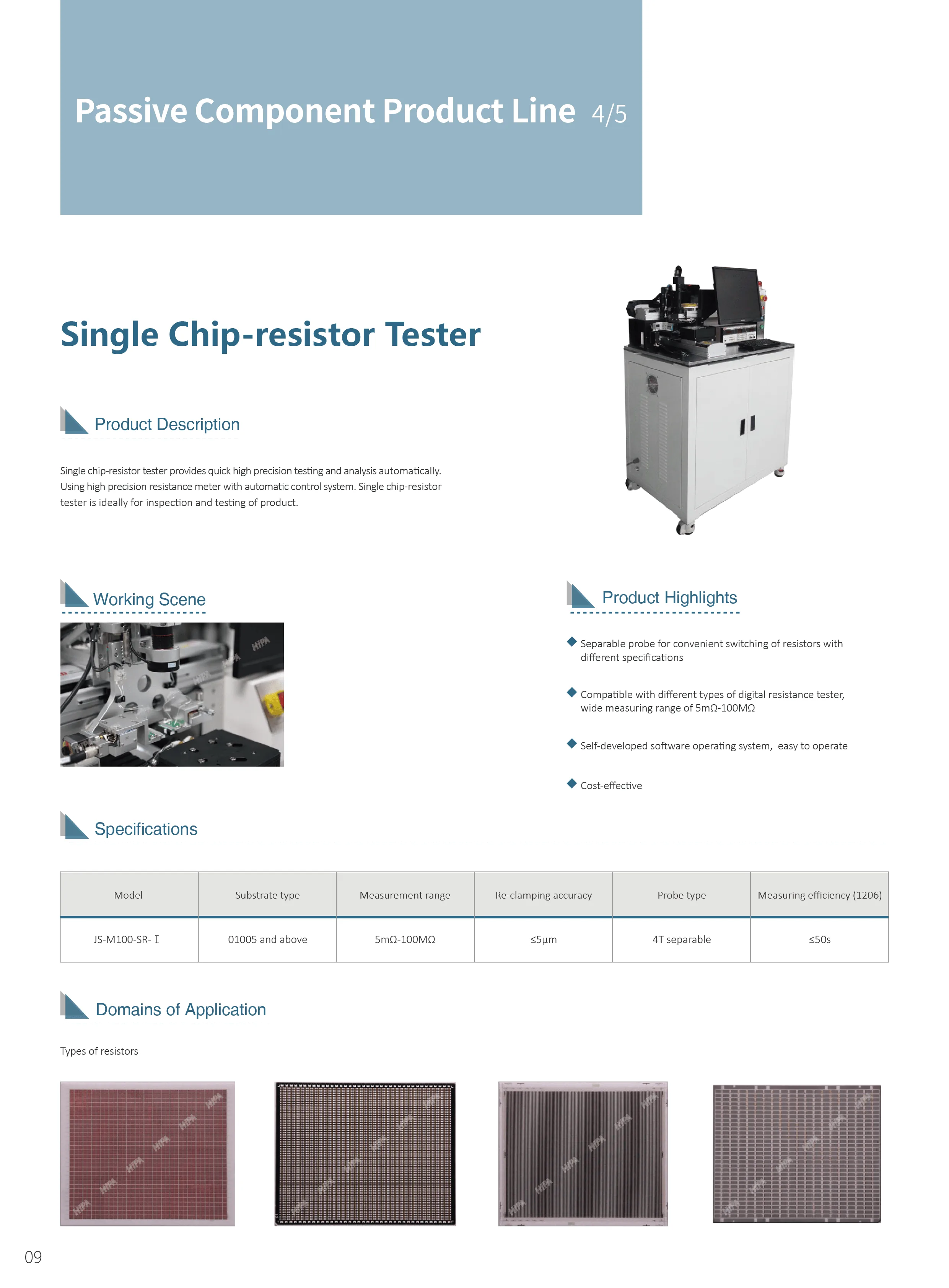 Single Chip-resistor Tester - HiPA