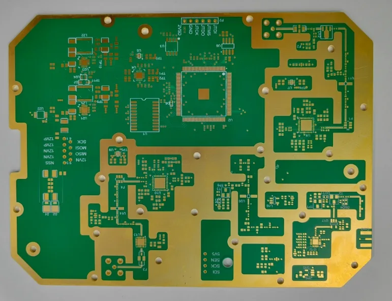 Six-layer high-frequency high-speed circuit board