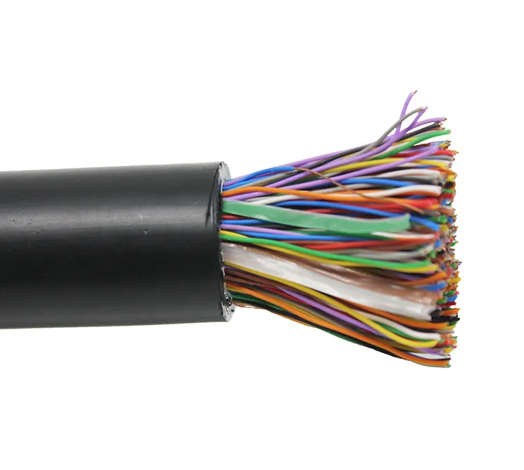 Outdoor Aerial self supporting 100 pairs hyac telephone cable ...