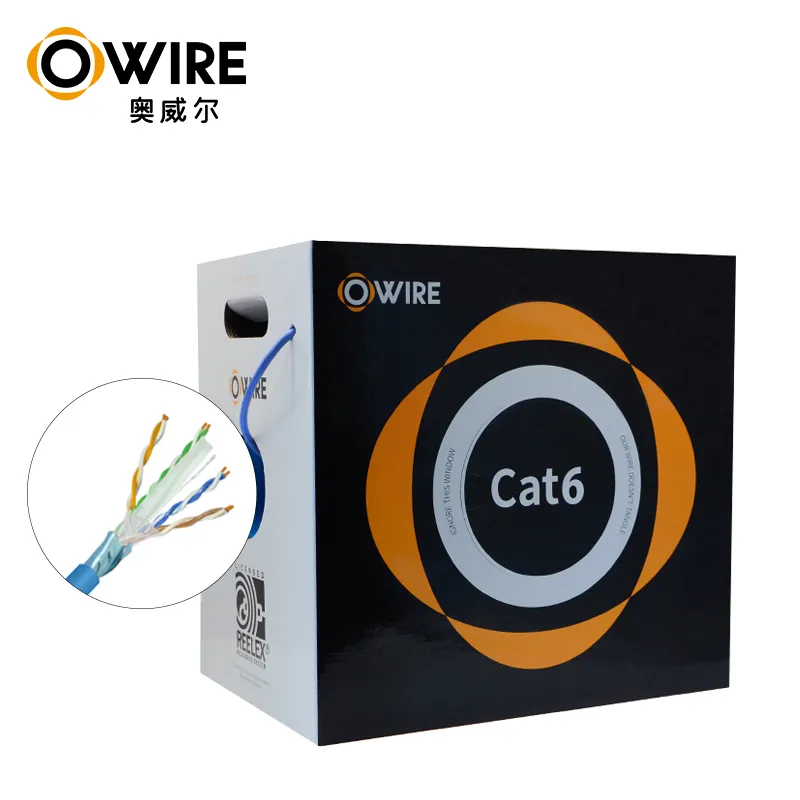 Owire Solid High Quality strong REELEX 1000t utp cat6 network lan cable ...