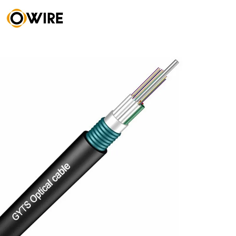 2-288 Core Armored, anti rodent, Duct and Aerial, Buried Outdoor Fiber Optic Cable GYTS - Owire