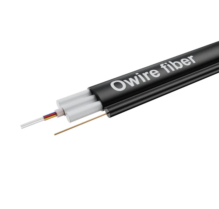 1-24 core FTTP FTTx Flat Drop Flexible Fiber Optic Cable for the Last ...