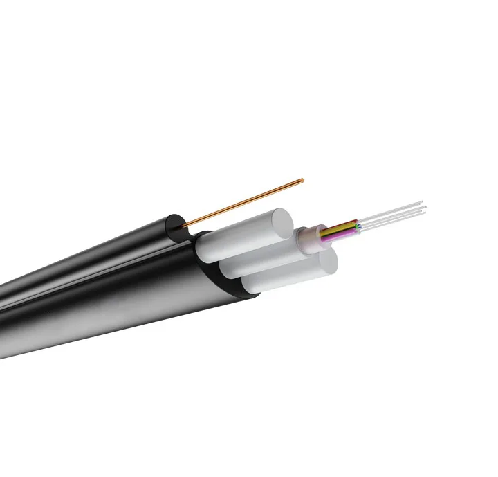 1-24 core FTTP FTTx Flat Drop Flexible Fiber Optic Cable for the Last ...