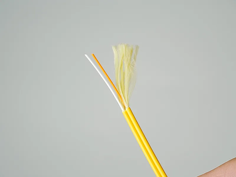 Dual 2 core Duplex Tight buffer Aramid yarn Optical Fiber Cable GJFJBH ...