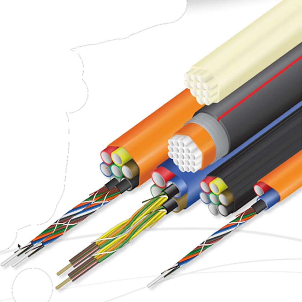 2-288 Core Buried Duct Air blown Fiber optic cable GYCFHTY Manufacturer ...