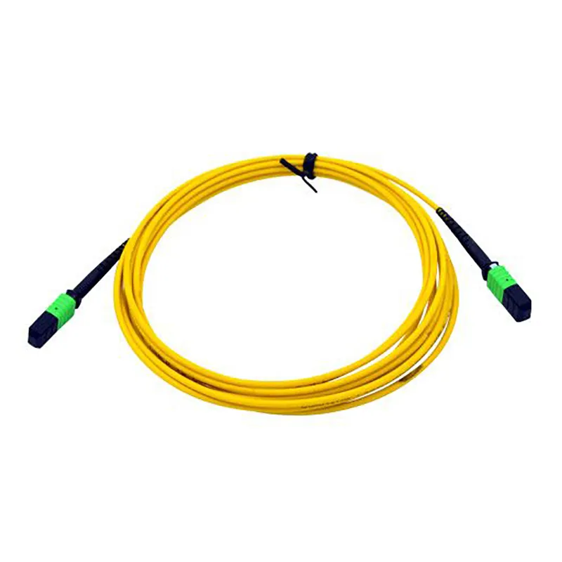 OS2 Multimode OM3 OM4 MPO to MPO Fiber Patch Cord 8 12 24 Fiber MPO ...