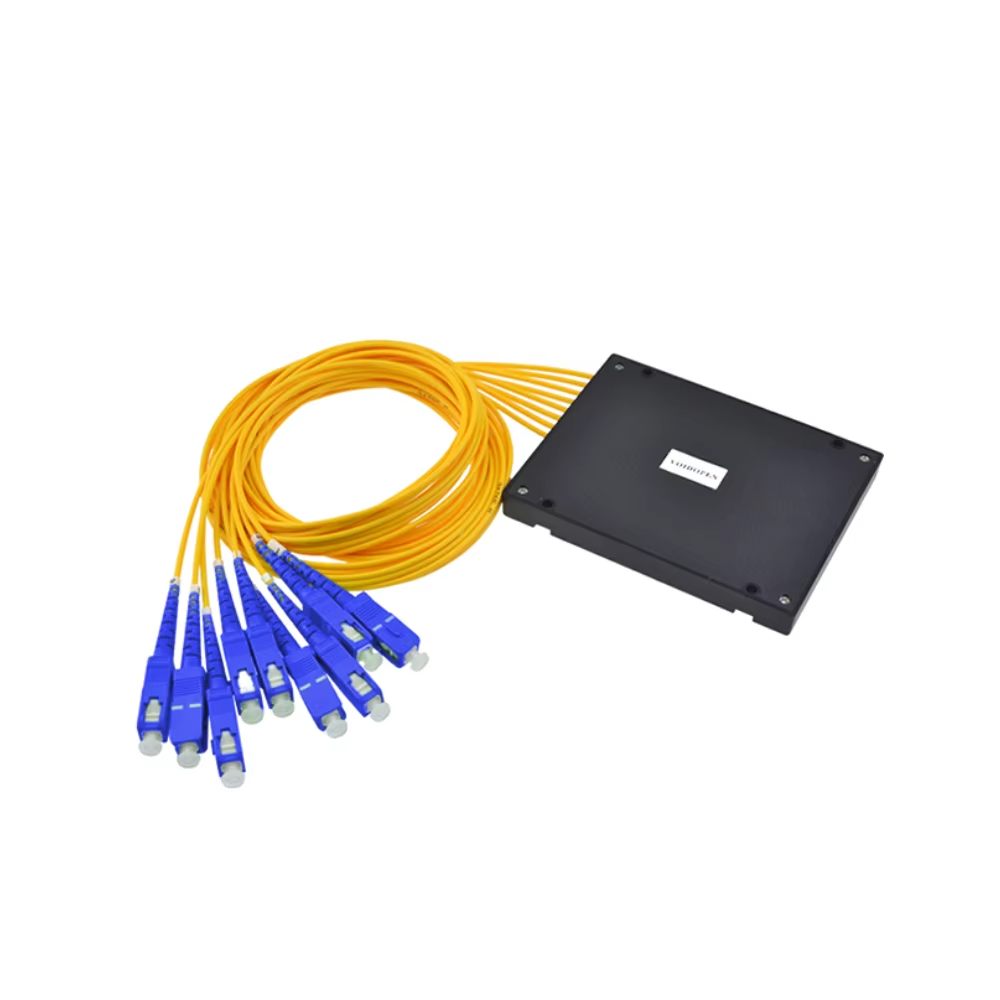 1 X 8 FTTH PON GPON 2.0 mm Cable and SC / APC UPC Connector Fiber Optic ...