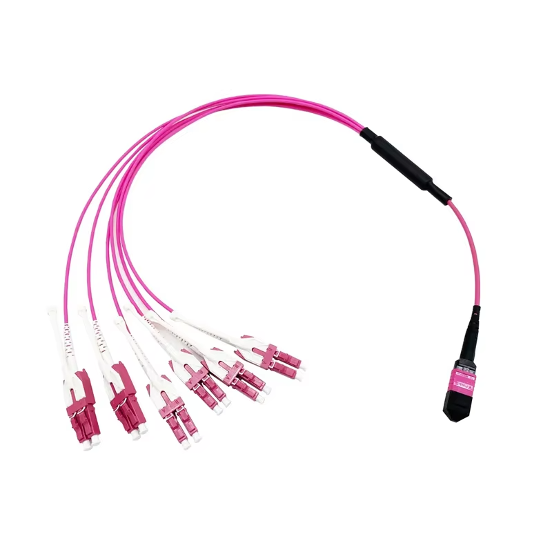 12 core IP68 mpo-lc mm om4 male female mpo mtp patch cord - Owire