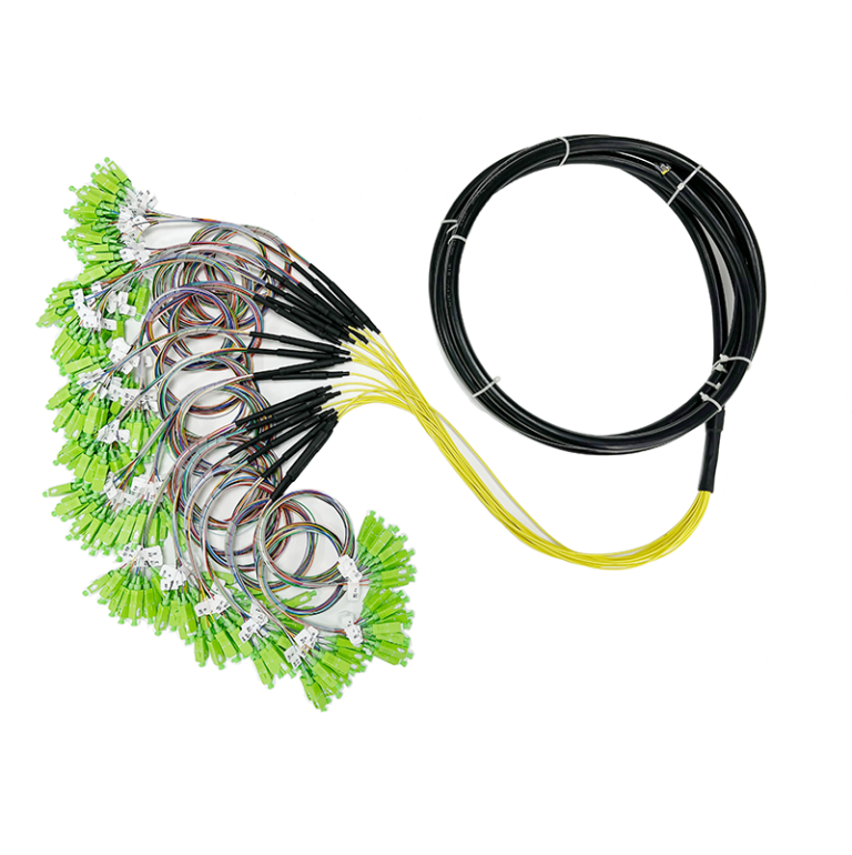 SC connector 216 core fibers outdoor fiber optic pigtail - Owire