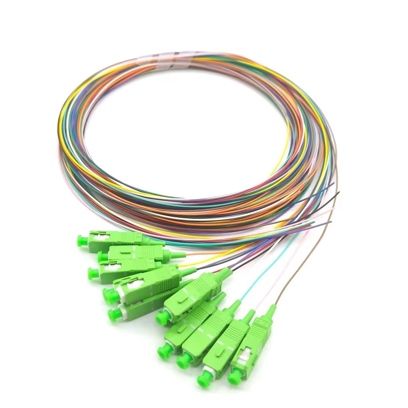 Cable flexible de fibra óptica SC APC de 12 fibras monomodo OS2 SM - Owire
