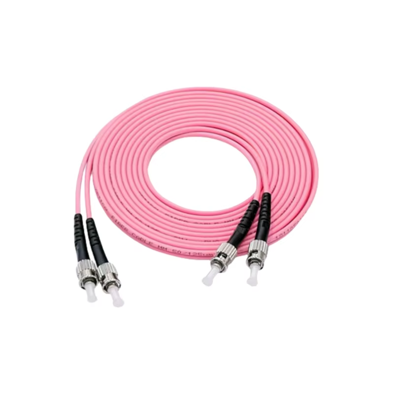ST Fiber Patch Cord ST UPC to ST UPC Multimode Om4 Indoor Fiber Optic ...