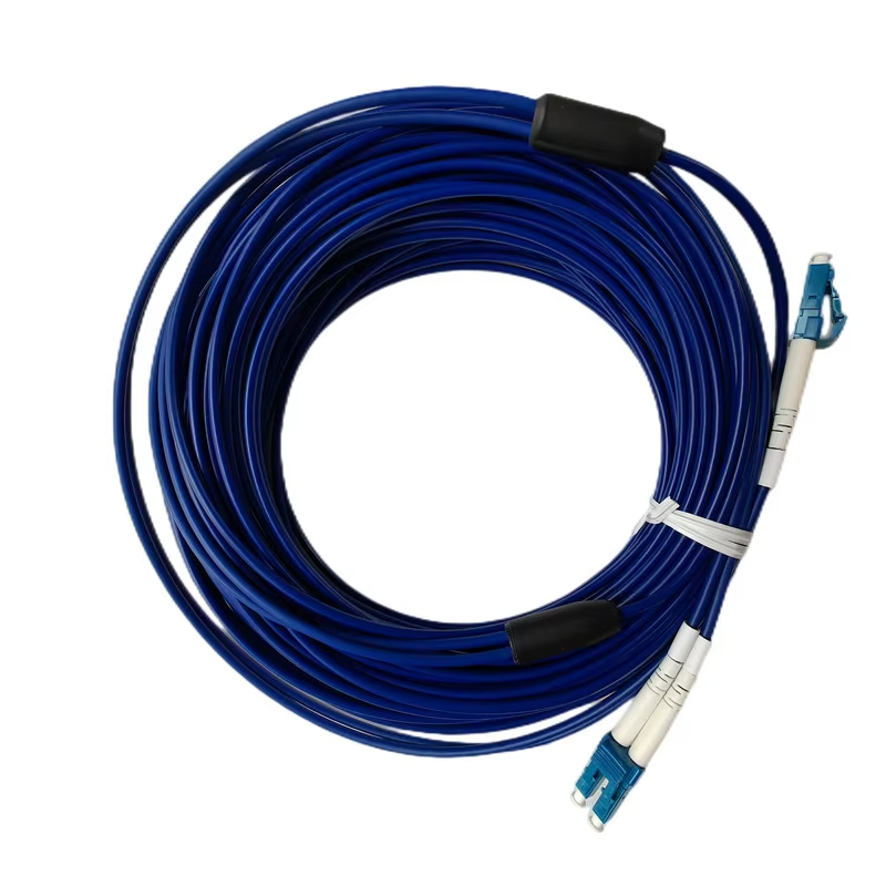 Indoor / Outdoor Armored Anti-Rodent patch cord LC/SC/FC/ST Duplex ...