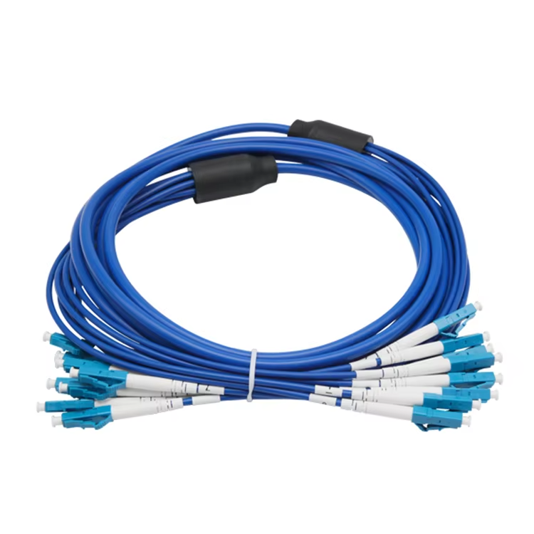 Tactical LC To SC Patch Cord 4core Indoor Blue Lszh Armored Cable ...