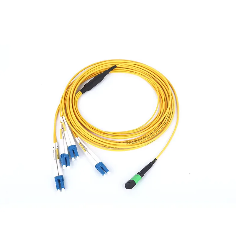12 Colors Multimode MPO (Female) - LC OM3 Tight-buffered Type Fiber ...