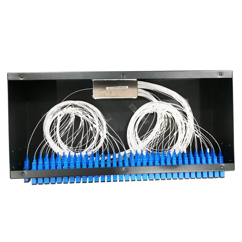 FTTH ODF Rack Mount 1x8, 1x16, 1x32, 1x64, Fiber Optic PLC Splitter - Owire