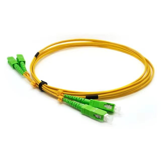 Cable de conexión de fibra óptica SC APC monomodo sm 9/125 os2 dúplex 3.0 mm - Owire