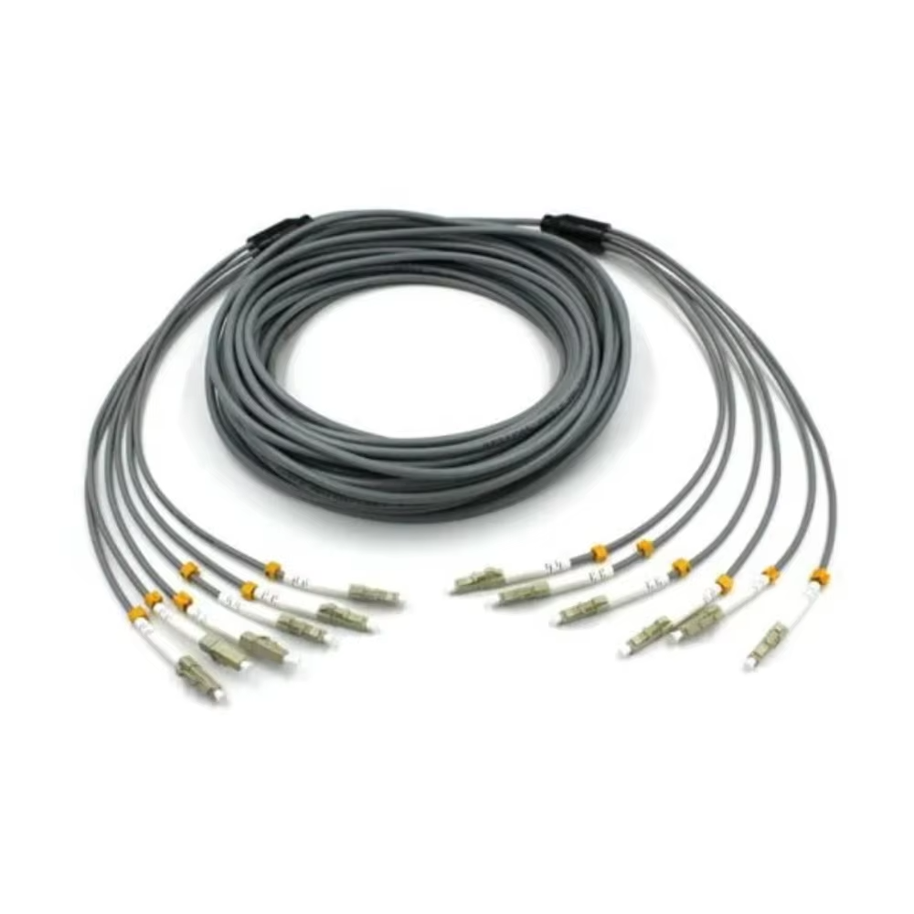 Armored Patch Cord 2 core to12 Core 62.5/125 LC To LC jumper Fiber ...