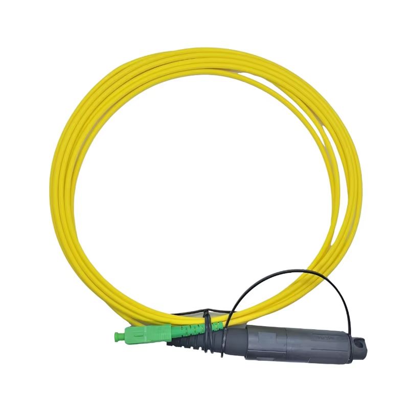 5g waterproof SC to SC Fiber Patch Cord singlemode simplex optic fiber ...