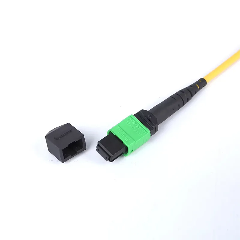 12 Colors Multimode MPO (Female) - LC OM3 Tight-buffered Type Fiber ...