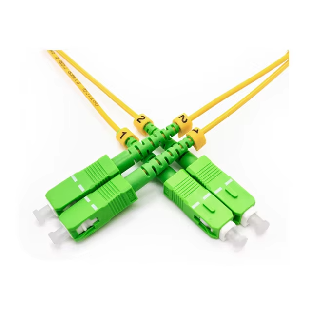 Cable de conexión de fibra óptica SC APC monomodo sm 9/125 os2 dúplex 3.0 mm - Owire