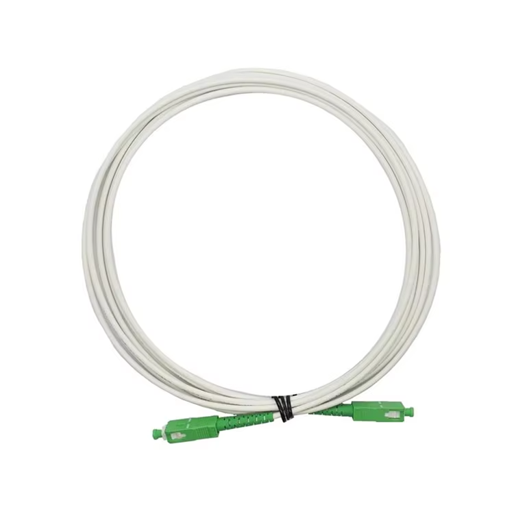 SC/APC Patch Cord Simplex 3.0MM SM 9/125MM Fiber Optic Drop Ftth Cable ...