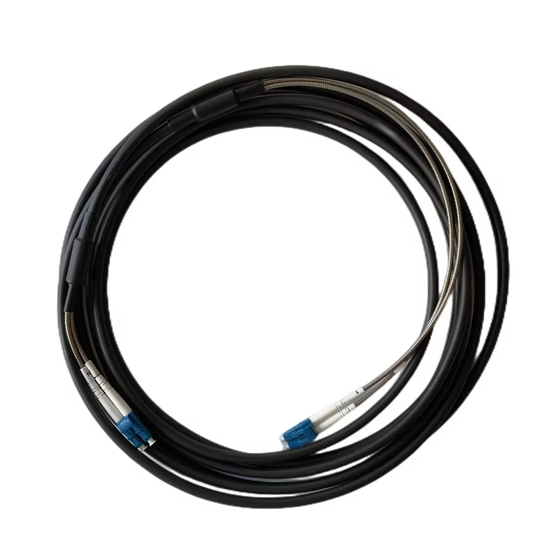 Indoor / Outdoor Armored Anti-Rodent patch cord LC/SC/FC/ST Duplex ...